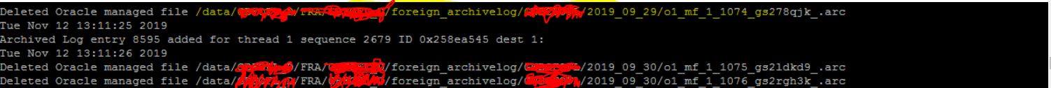 Change Oracle Fast Recovery Area FRA Default Deletion Policy